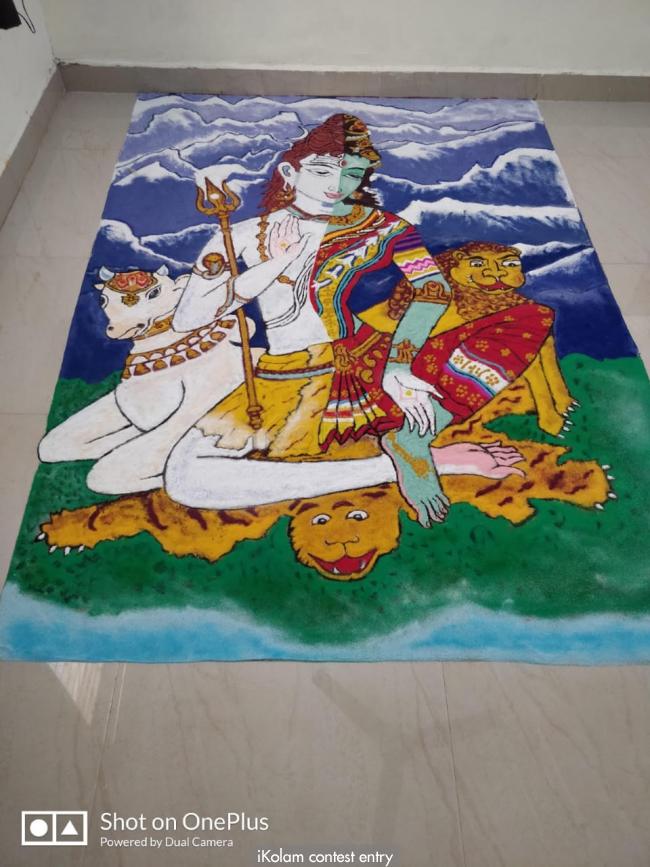 Ardhnarishvara "Gender equality in a divine form" - iKolam